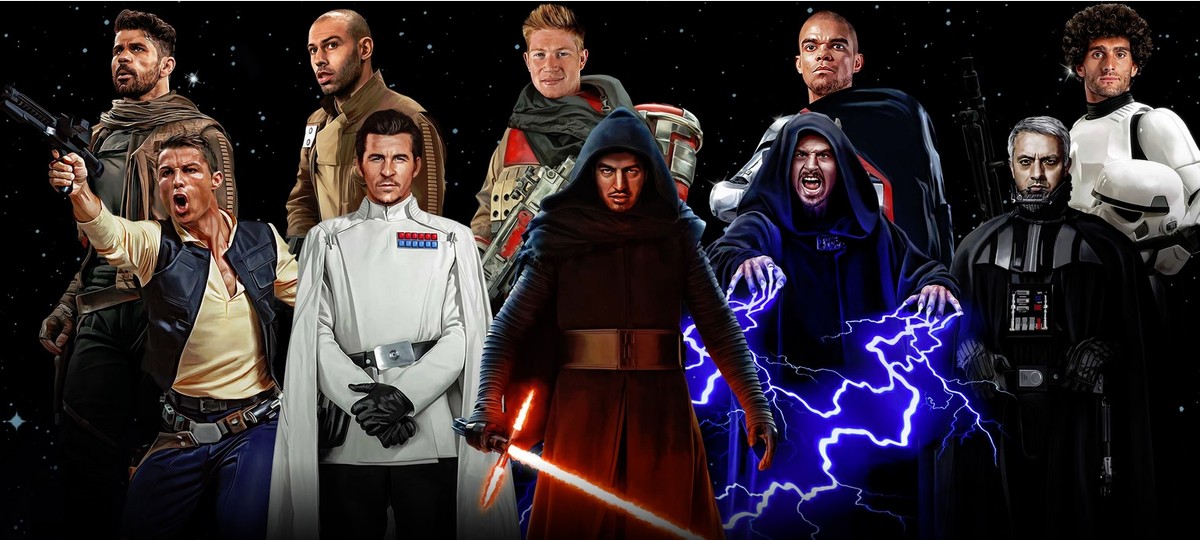 Darth Vader Mourinho! Fotbalové hvězdy jako postavy ze Star Wars | TN.cz