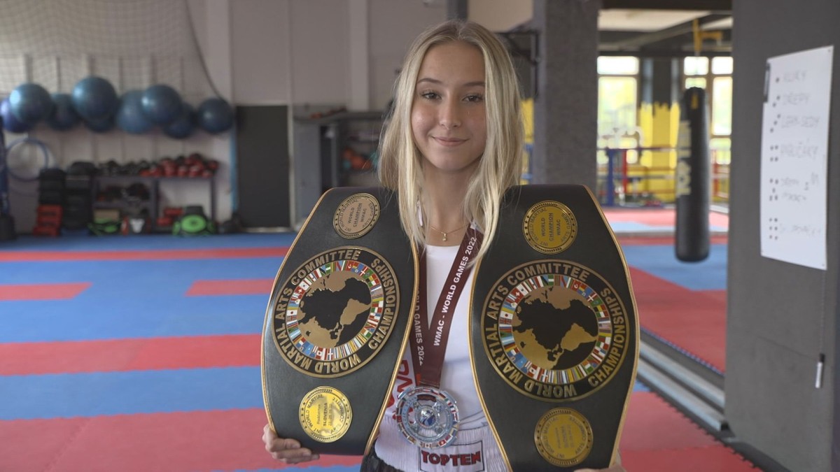 Natálie Králová z Jihlavska se stala pošesté mistryní světa v kickboxu ...