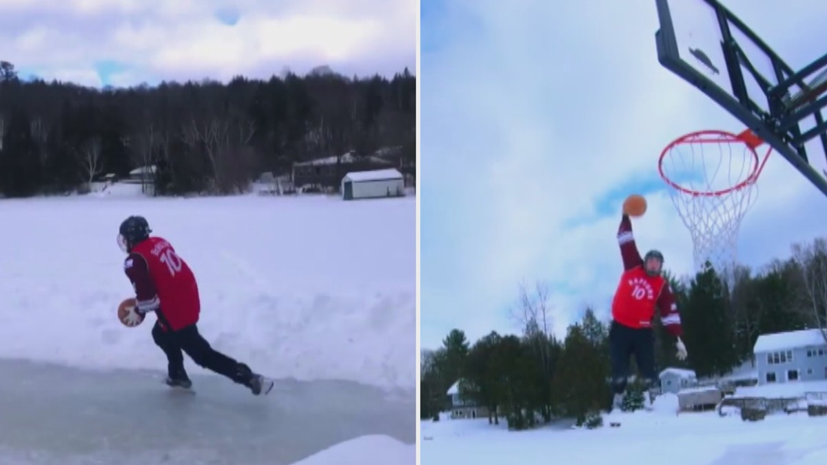 Borec na konec: Smečovat do koše se dá i na ledu a v bruslích | TN.cz