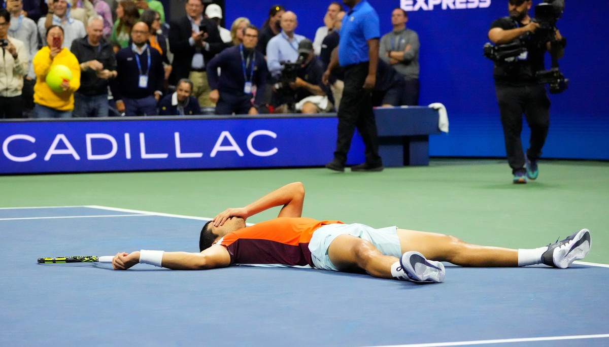 Rekordní tenisová bitva. Alcaraz vyhrál ve druhém nejdelším zápase ...