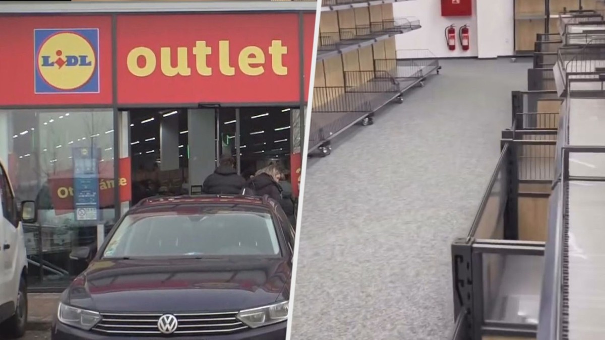 Nově otevřený outlet Lidlu prý zeje prázdnotou. Podívali jsme se, jak ...