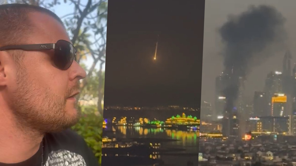Češi v Dubaji natočili raketový útok Íránu: Všechno tady bouchá, je mi ...
