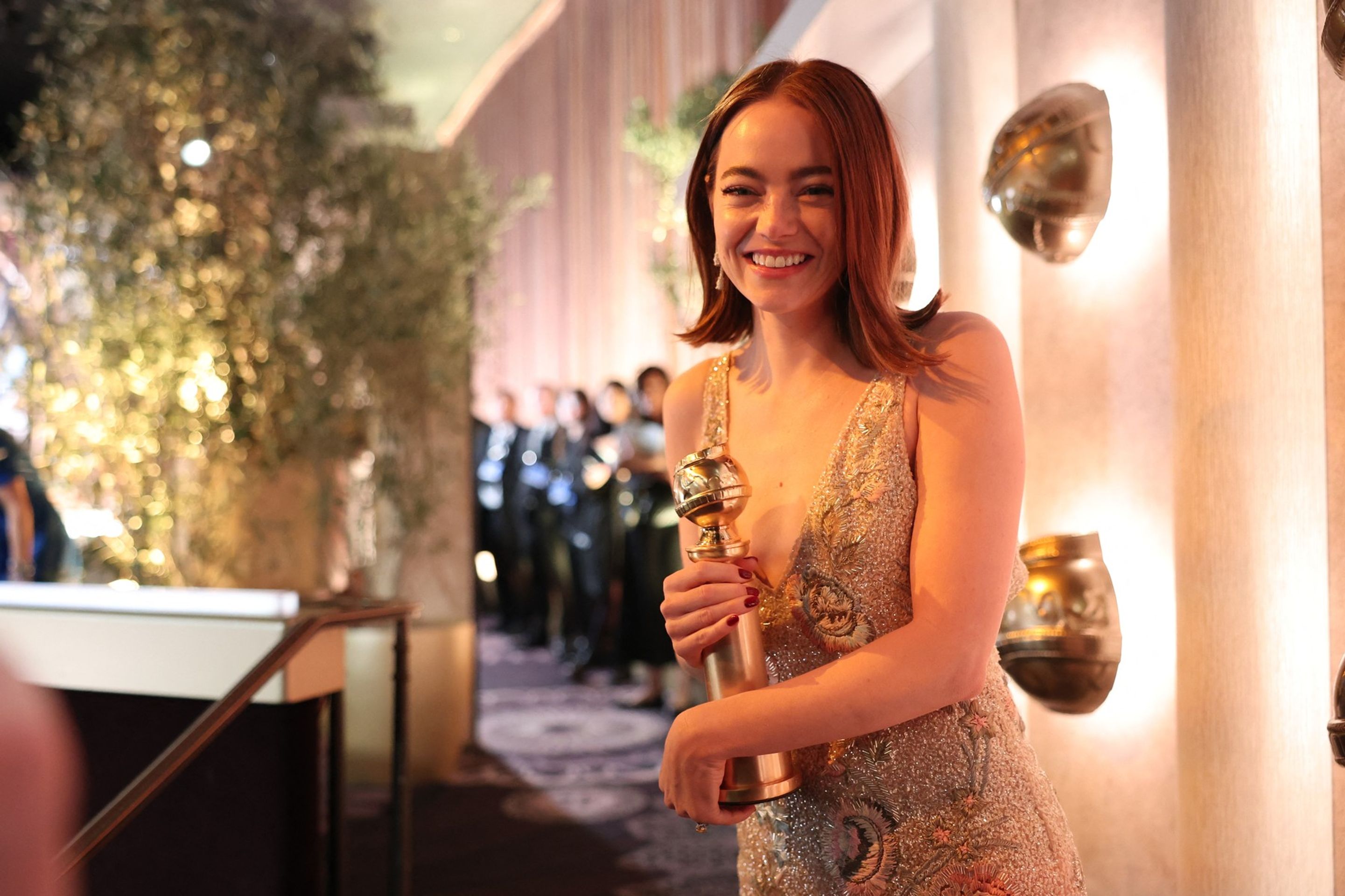 Emma Stoneová, 7. 1. 2024 Zlaté glóby - nejlepší ženský herecký výkon v ...