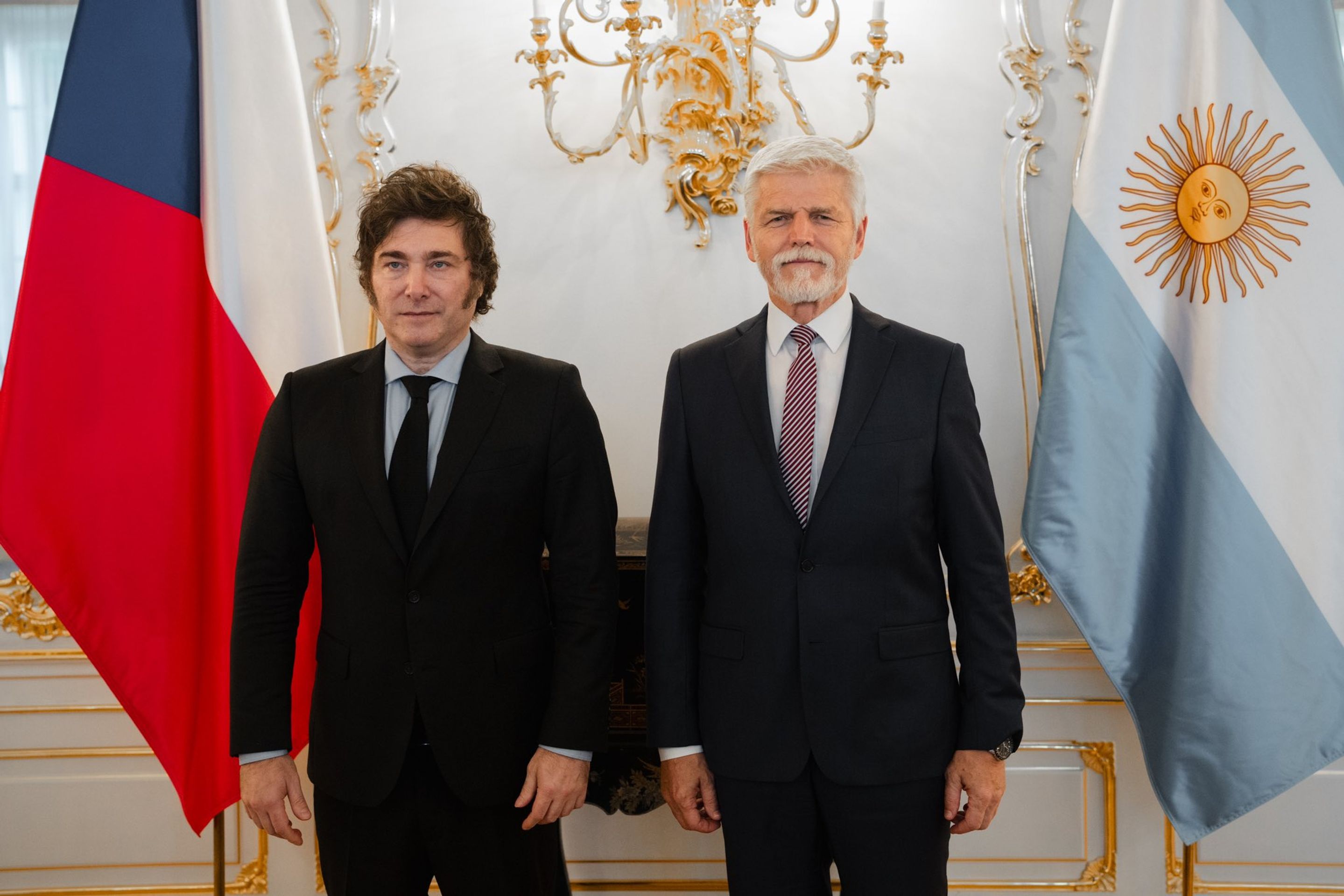 Prezident Petr Pavel a prezident Argentiny Javier Milei | Galerie ...