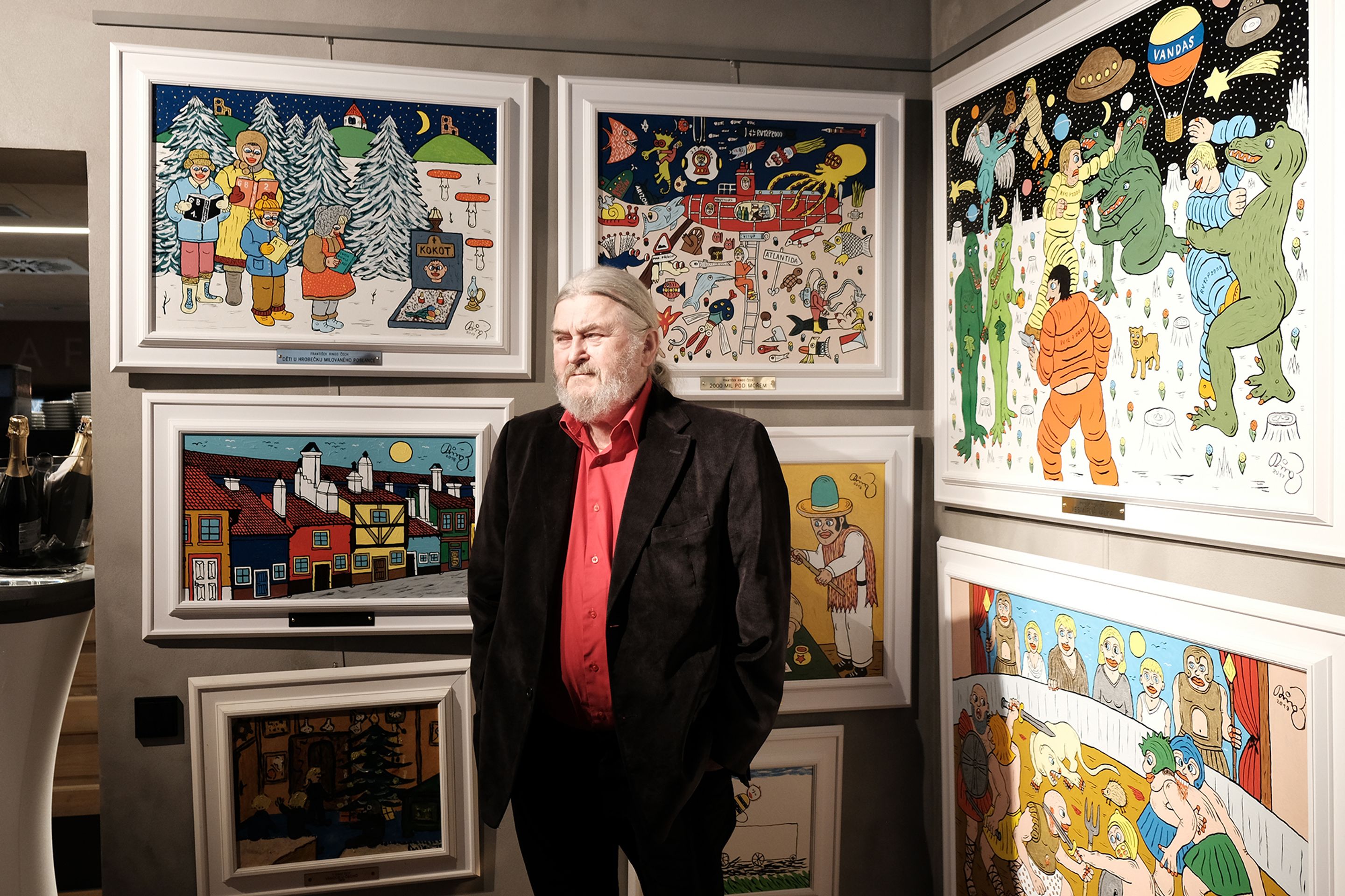 František Ringo Čech a Jana Wallace na Šťastných létech, 15. 1. 2020 ...