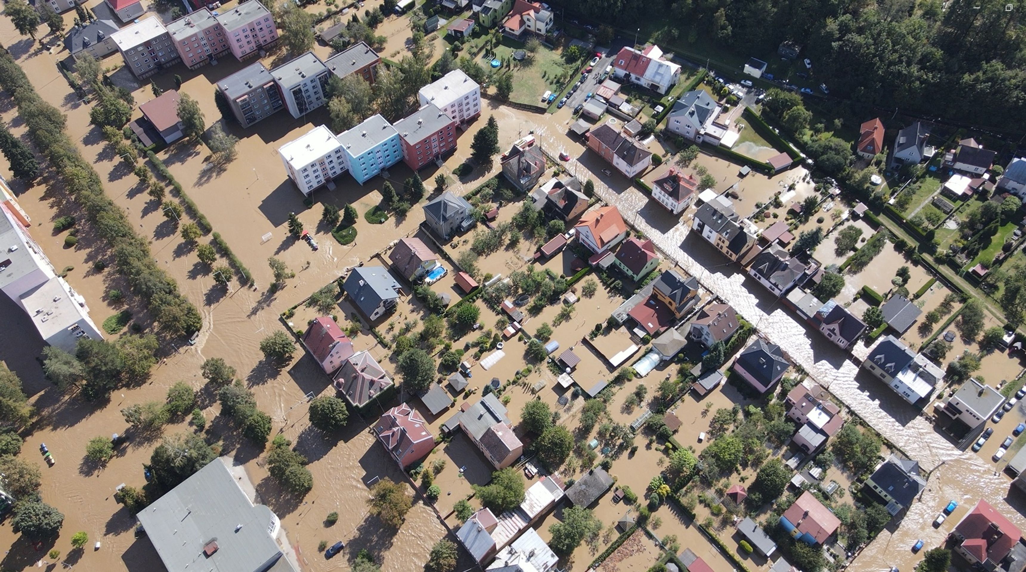 Situace v Krnově, 15. 9. 2024 | Galerie: Povodně v Česku | TN.cz