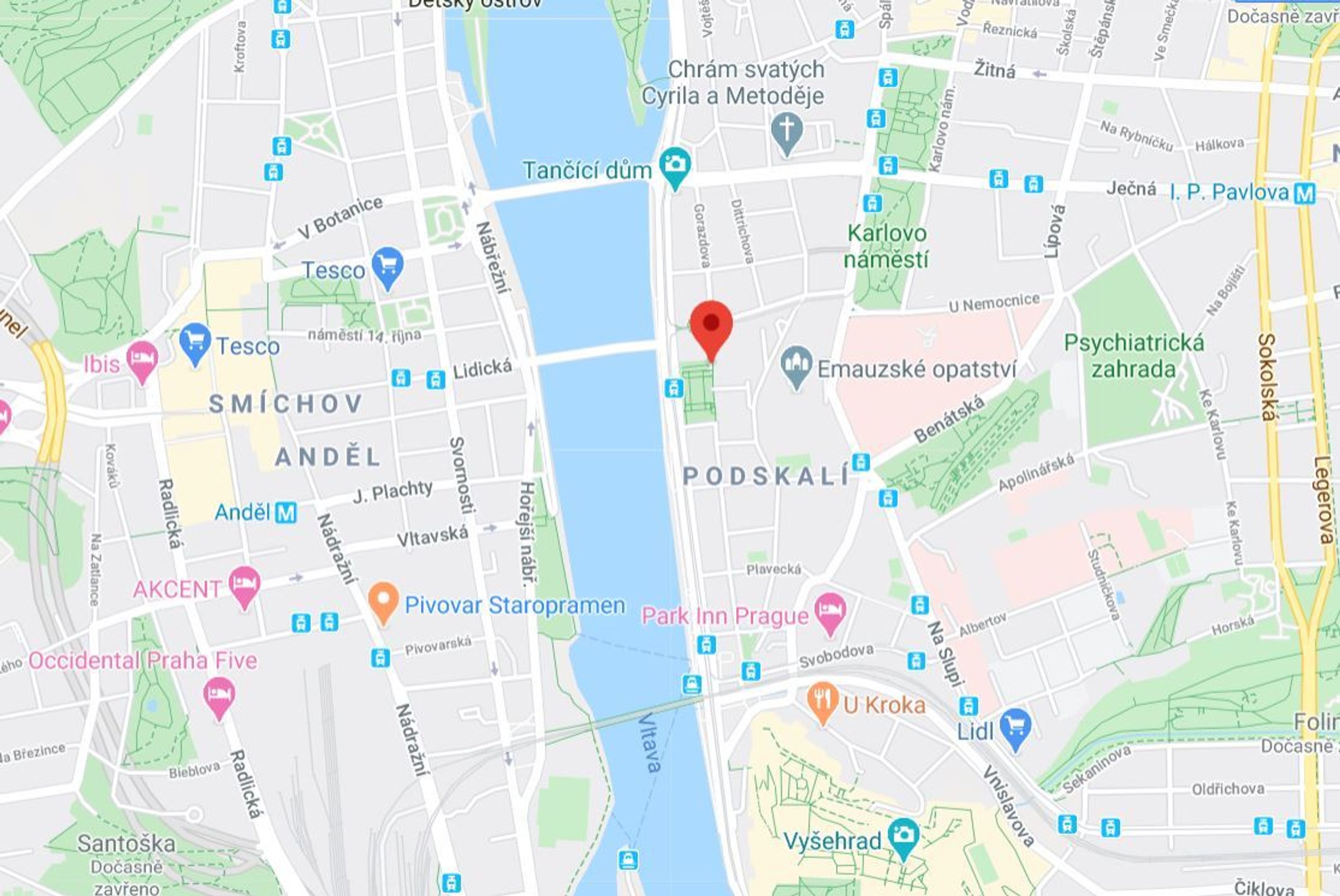 Kde a kdy se můžete nechat vyšetřit - Praha, Kateřinská zahrada Areál ...