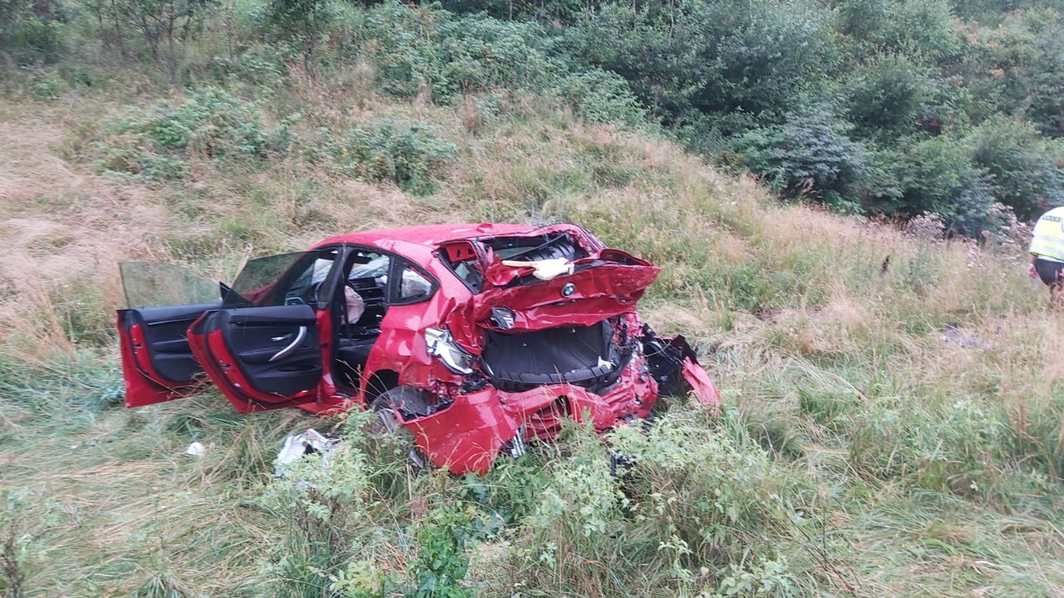 Nehoda na D8 u Petrovic - 2 | Galerie: GALERIE: Nedělní dopravní nehody ...