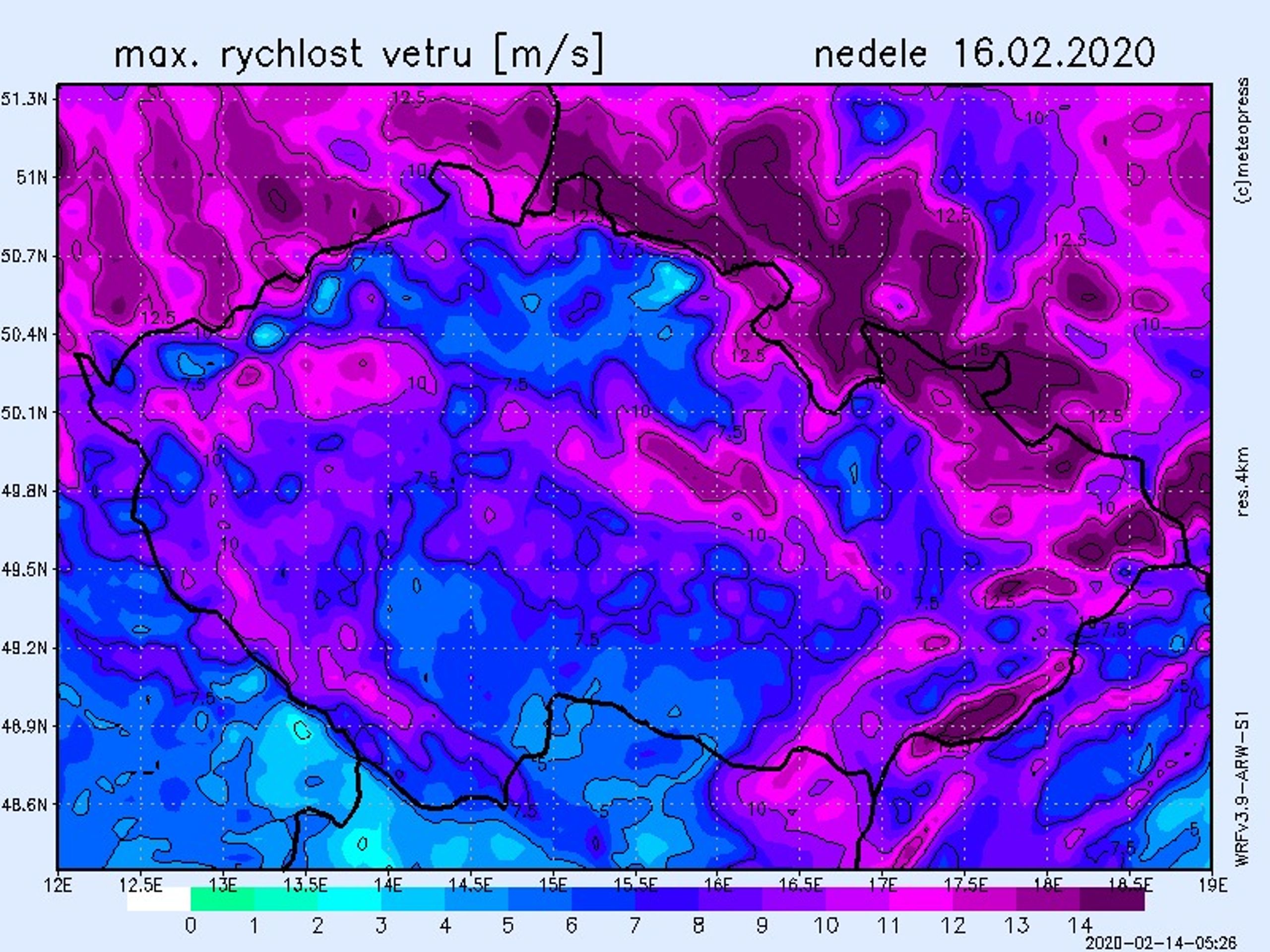 Mapy větru - 1 | Galerie: GALERIE: Mapy větru | TN.cz