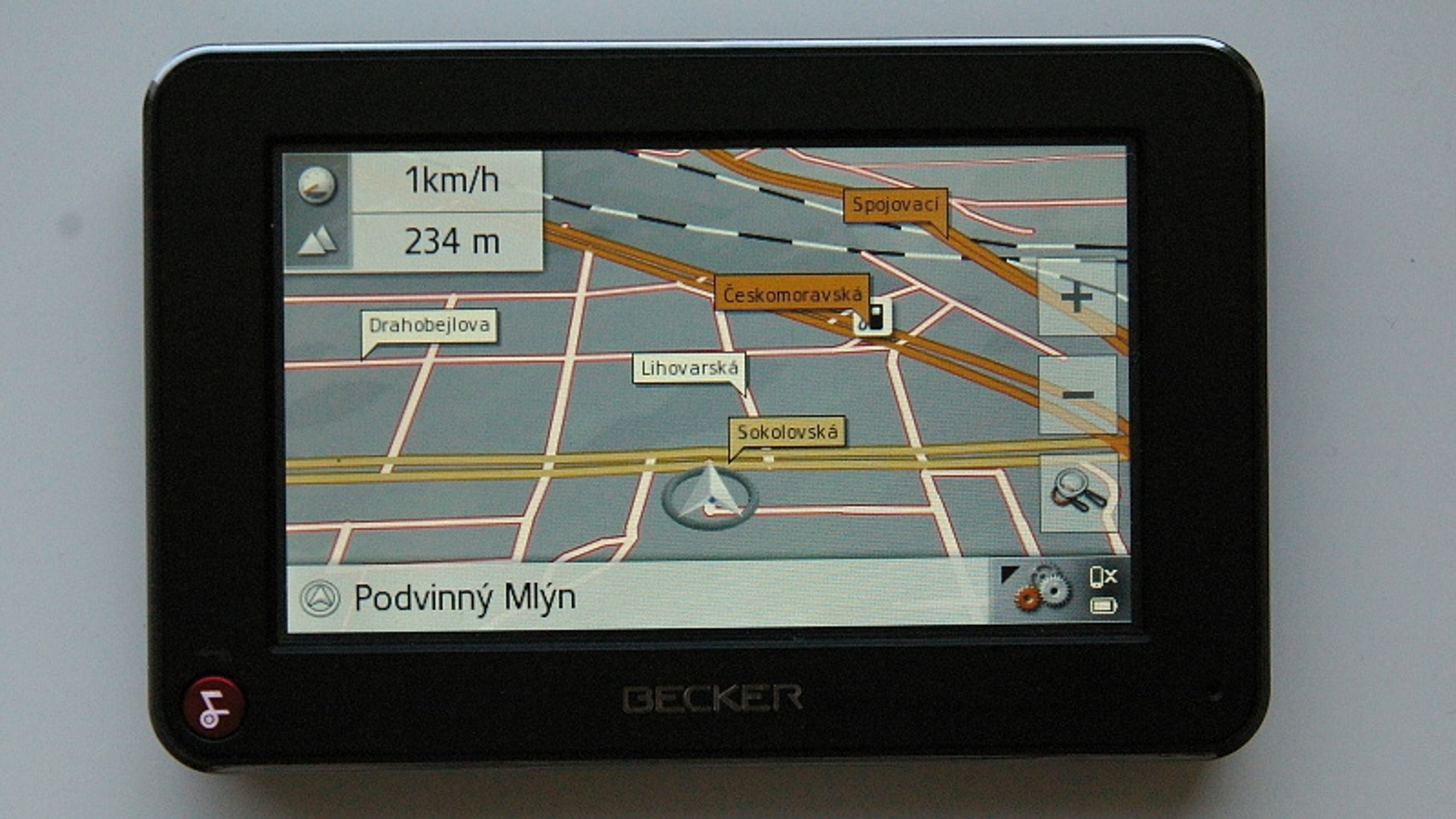 Navigace Becker Z217 - 4 | Galerie: GALERIE Navigace Becker Z217 | TN.cz