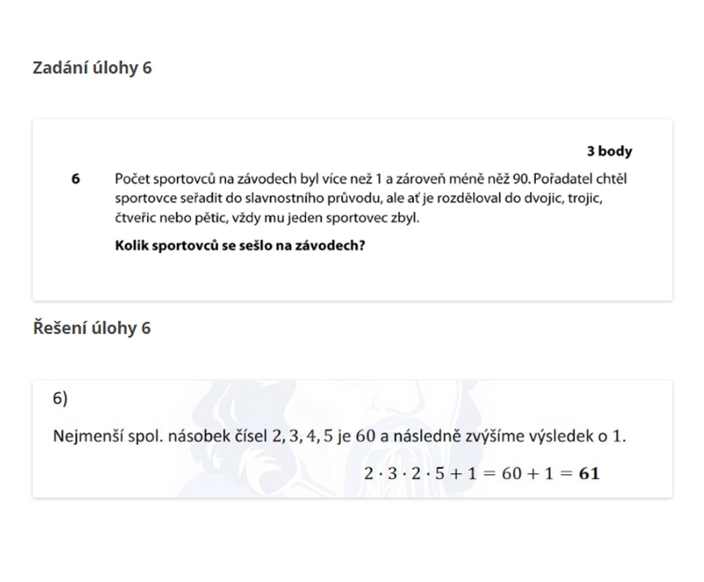 Přijímací zkoušky na šestiletá gymnázia z matematiky | Galerie ...